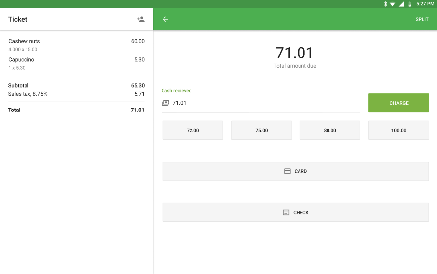 Online cash register free store
